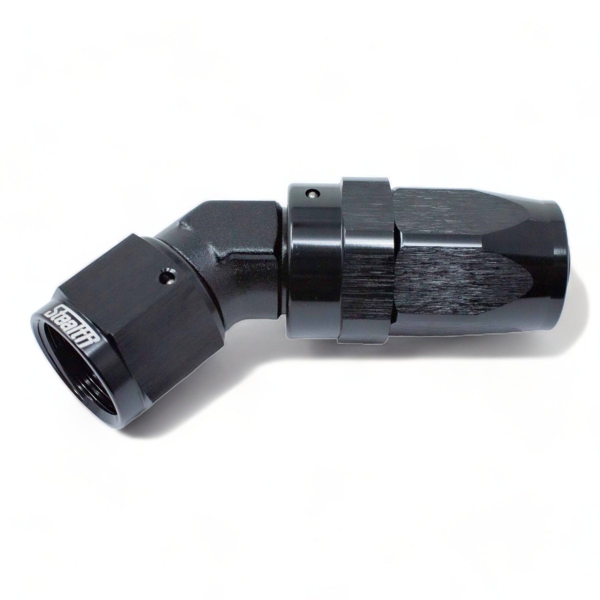 STEALTH NX-SERIES - 45 degree block angle dash/AN fitting rotatable for Ni