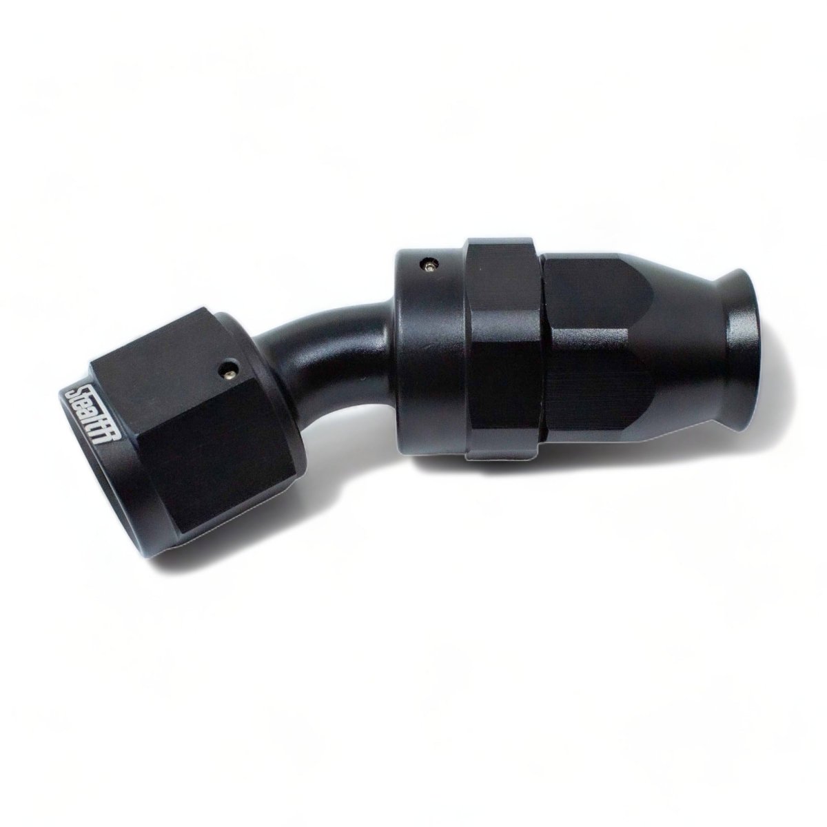 STEALTH TX-SERIES - 30 degree dash/AN fitting rotatable for PTFE (all sizes