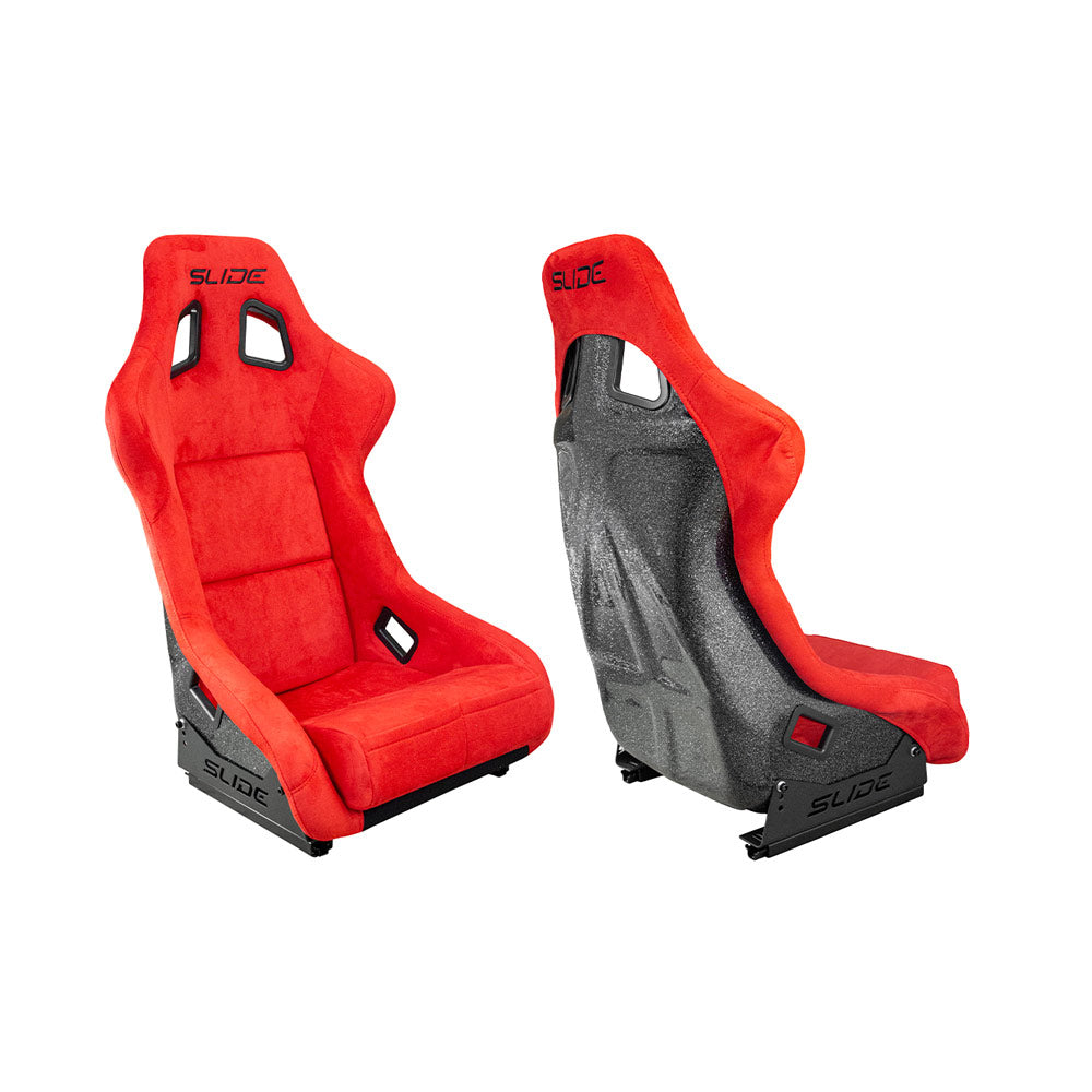 SLIDE KS2 Rennsitz Wildleder rot – PARTS33 - Drift & Racing Shop