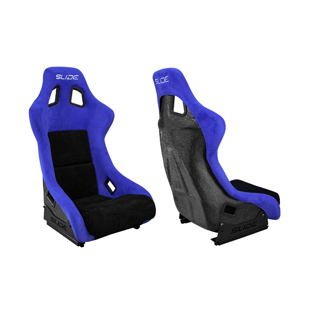 SLIDE KS2 Rennsitz Wildleder schwarz / lila – PARTS33 - Drift & Racing Shop