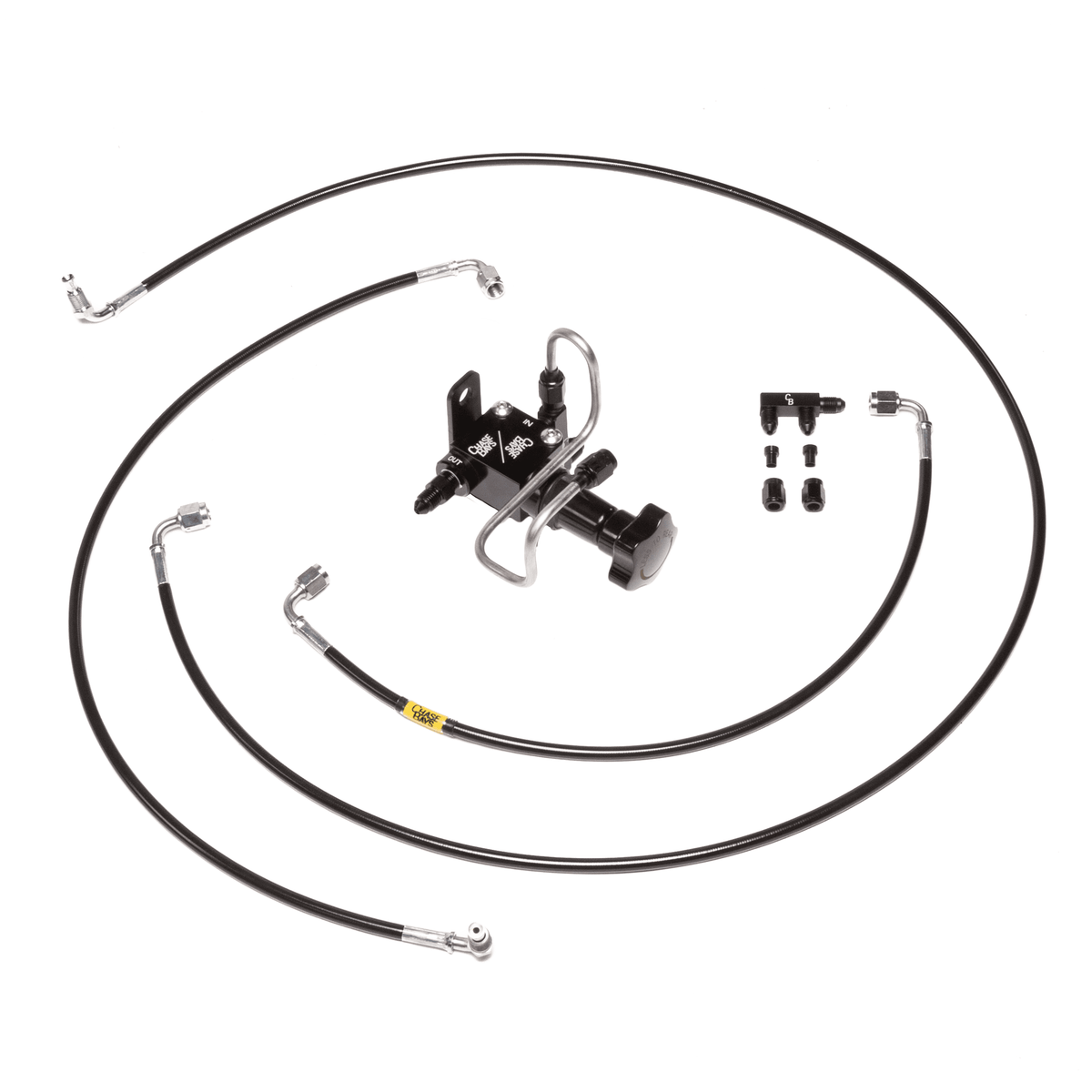 CHASE BAYS Brake Line Relocation Kit for Brake Booster Eliminator in ...